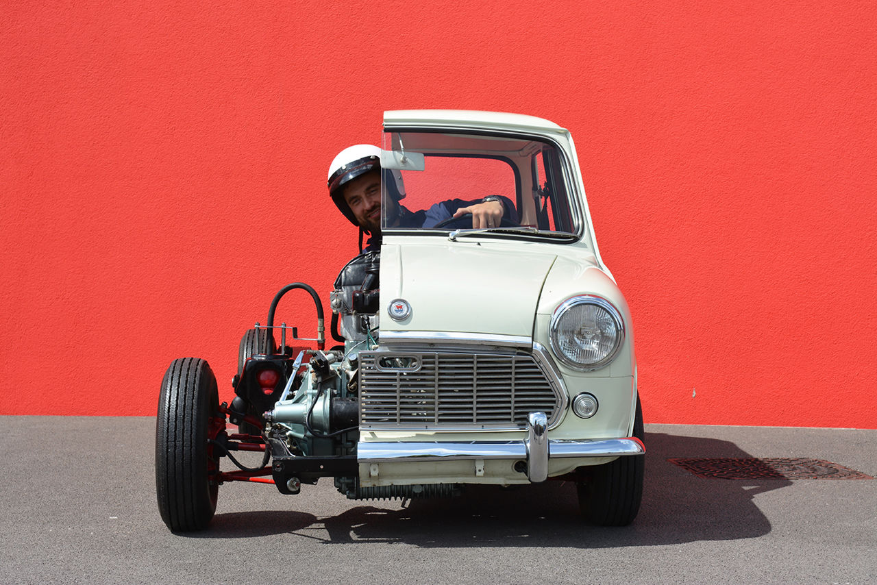 Iconic Cutaway Mini at Haynes Motor Museum Sparks ‘Blow the Doors Off ...