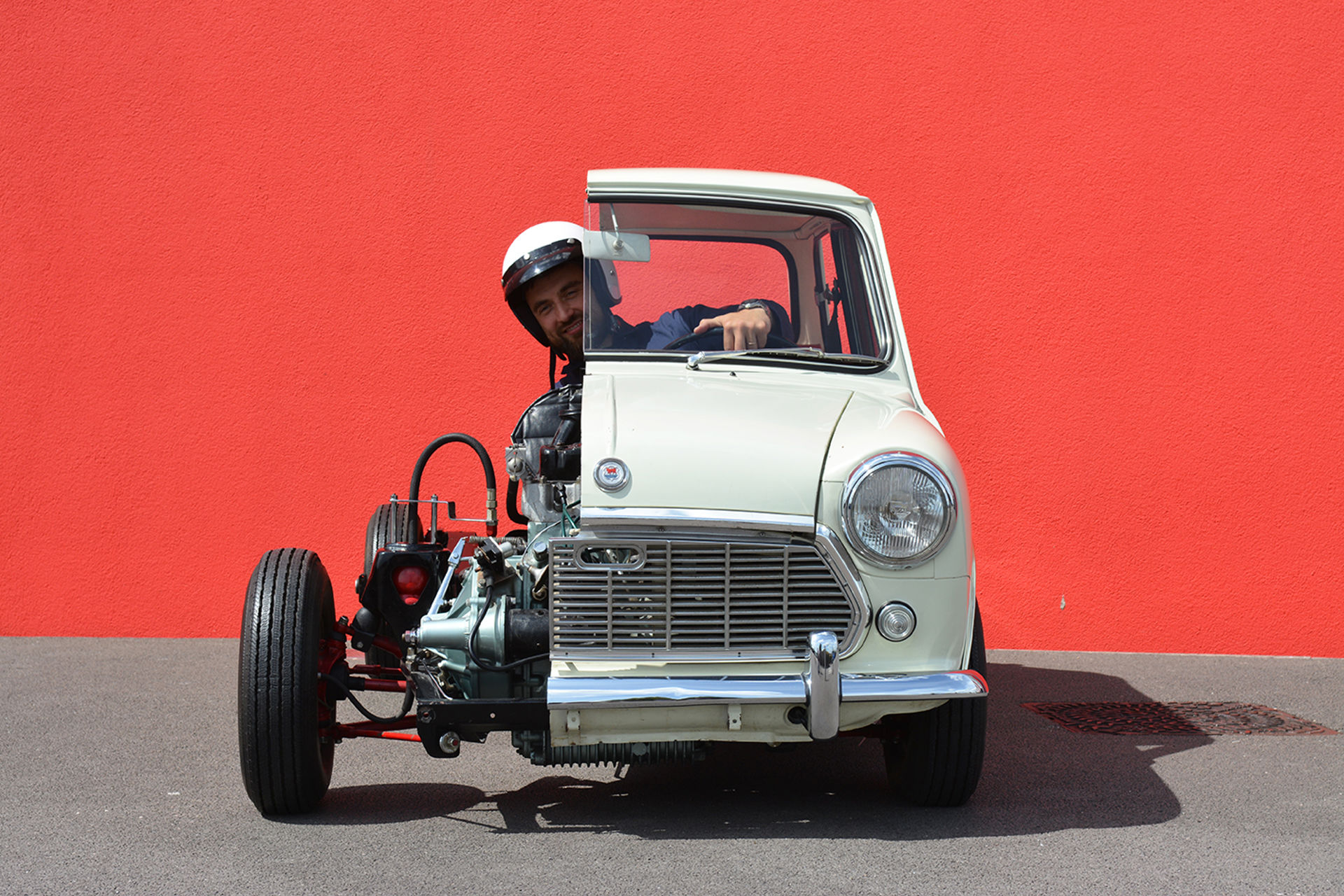 Iconic Cutaway Mini at Haynes Motor Museum Sparks ‘Blow the Doors Off ...
